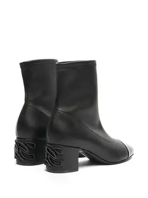 Casadei 50mm Leather Ankle Boots