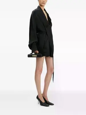 Victoria Beckham Wrap-design Mini Dress