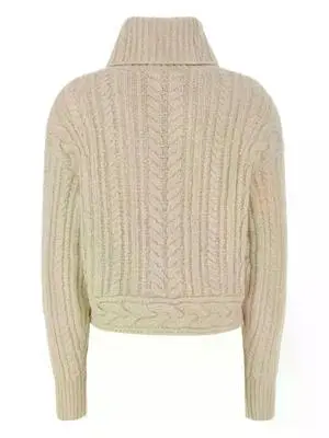 MARANT ETOILE Cable-knit Turtleneck Jumper