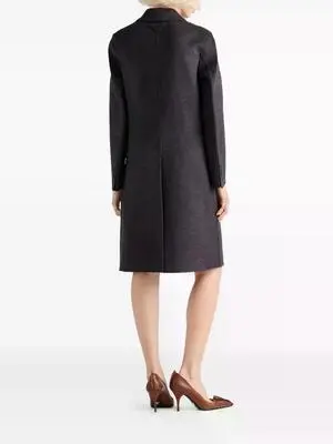 Prada Double-breasted Coat - Grey