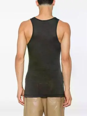 Nanushka Racer-back Wool Tank Top