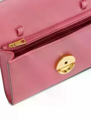 Furla Ball-clasp Leather Mini Bag - Pink