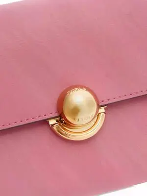 Furla Ball-clasp Leather Mini Bag - Pink