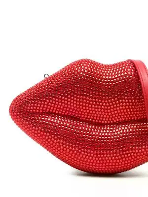 SIMONMILLER Crystal-embellished Clutch - Red