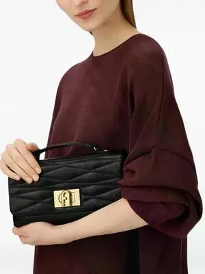 Furla 1927 Quilted Mini Bag - Black