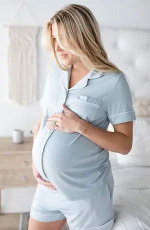 KINDRED BRAVELY Clea Short Sleeve Pajama Set - Mist