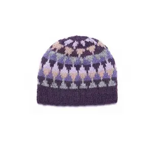 FEELGOODZ Hand-knit Wool Beanie Hat - Bloom