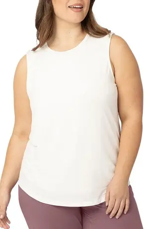 KINDRED BRAVELY Maternity & Nursing Tank - White