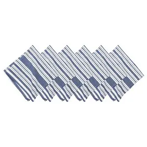 C&F HOME Warner Navy Napkins Set Of 6 - Blue