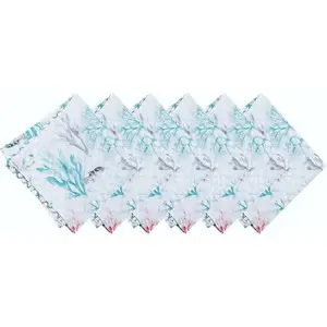 C&F HOME St.vincent Cloth Napkins Set Of 6 - Blue