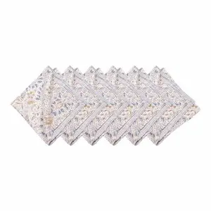 C&F HOME Selma Cotton Napkin Set Of 6 - Yellow