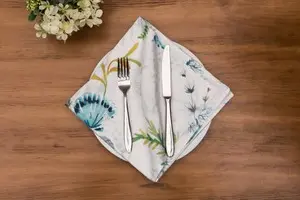 C&F HOME Marlowe Sound Cotton Cloth Napkin Machine Washable Set Of 6