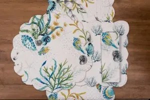C&F HOME Marlowe Sound Cotton Cloth Napkin Machine Washable Set Of 6