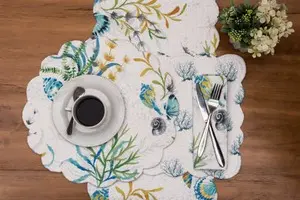 C&F HOME Marlowe Sound Cotton Cloth Napkin Machine Washable Set Of 6