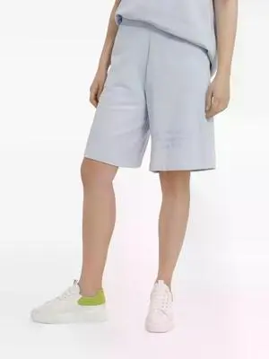 Emporio Armani Logo-embroidered Shorts - Blue