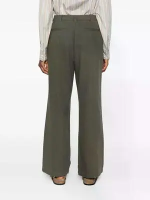 6397 Cotton Wide-leg Trousers - Grey