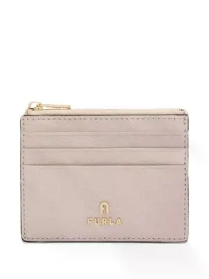 Furla Small Camelia Zip-top Card Holder - Pink