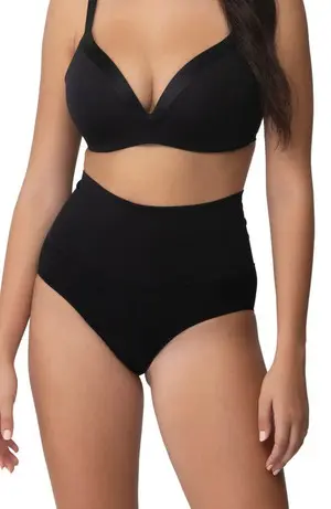 UNDEROUTFIT Smoothing At Waist Brief - Black
