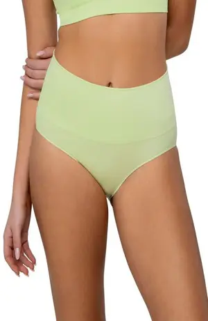 UNDEROUTFIT Smoothing At Waist Brief - Lime