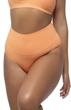 UNDEROUTFIT Smoothing At Waist Brief - Shell Coral