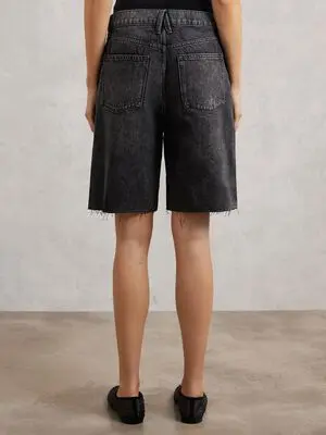 Good American Denim Bermuda Shorts - Black