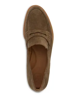 Paul Green Carmel Penny Loafers - Earth Soft Suede