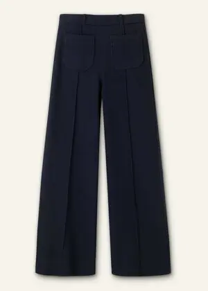 ME+EM Textured Flare Trouser