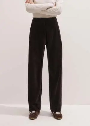 ME+EM Clever Cord Trousers - Double Espresso