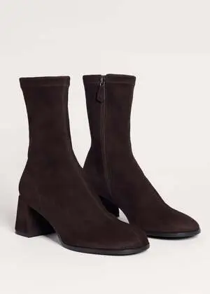 ME+EM Ankle Stretch Boots - Deep Chocolate
