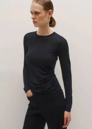 ME+EM Superfine Merino Wool Knit Top