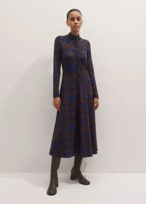 ME+EM Floral Print Maxi Dress