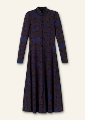 ME+EM Floral Print Maxi Dress