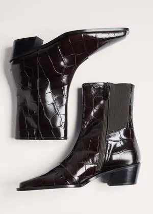 ME+EM Western Style Ankle Boot