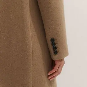 ME+EM Italian Wool Double-breasted Tailored Coat
