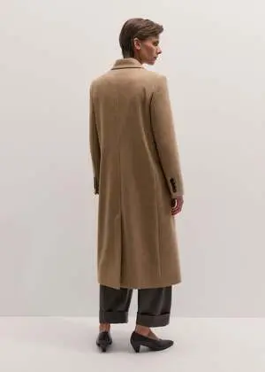 ME+EM Italian Wool Double-breasted Tailored Coat