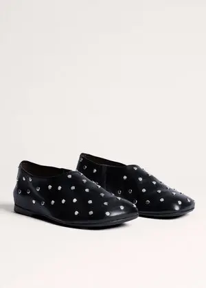 ME+EM Studded Nappa Leather Slipper