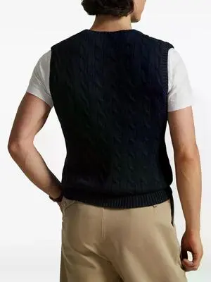 Polo Ralph Lauren Cable-knit Cotton Vest