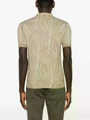 Etro Paisley-pattern Polo Shirt - Neutrals
