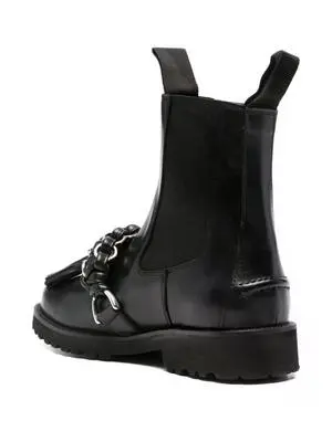 Toga Chain-tassel Chelsea Boots