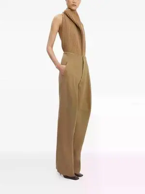 Victoria Beckham Pleated Panel Trousers