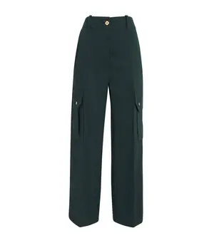 Patou Flared Cargo Trousers