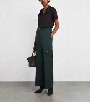 Patou Flared Cargo Trousers