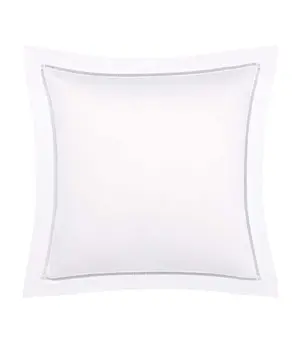 YVES DELORME Colisée Blanc Square Oxford Pillowcase - White