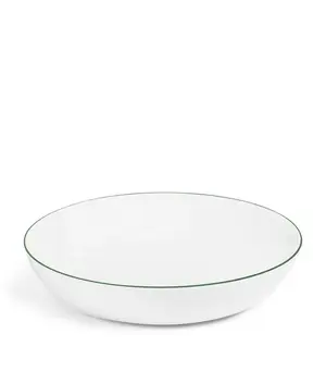 RICHARD BRENDON Medium Bone China Line Coupe Bowl - Green