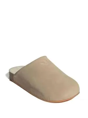 Adidas Adimule Suede Flat Mules - Neutrals