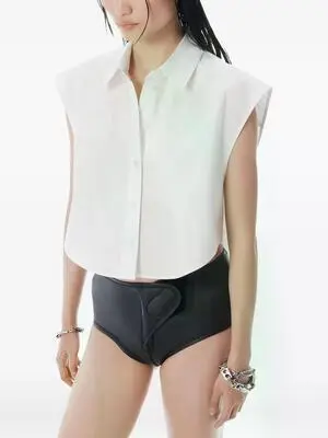 Alexander Wang Sleeveless Collared Shirt