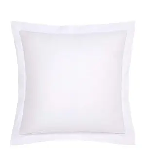 YVES DELORME Festons Square Oxford Pillowcase - White