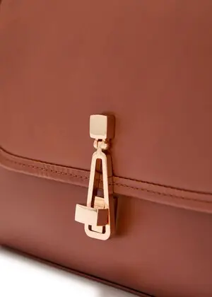 Gabriela Hearst Leonora Small Leather Top Handle Bag - Tan