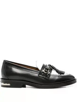 Toga Tassel-embellished Leather Loafers