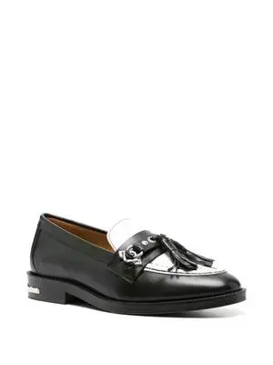 Toga Tassel-embellished Leather Loafers